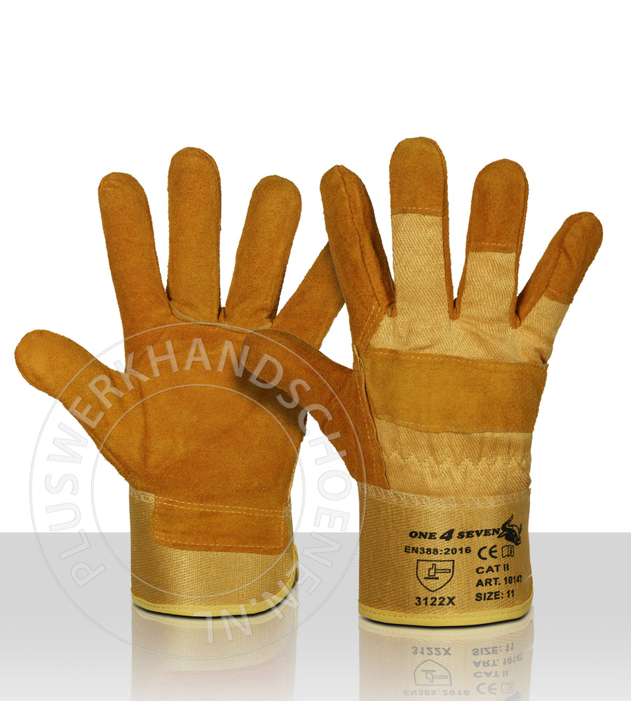 Bullflex flanel gevoerd "one 4 seven" - 10147 - Pluswerkhandschoenen.nl